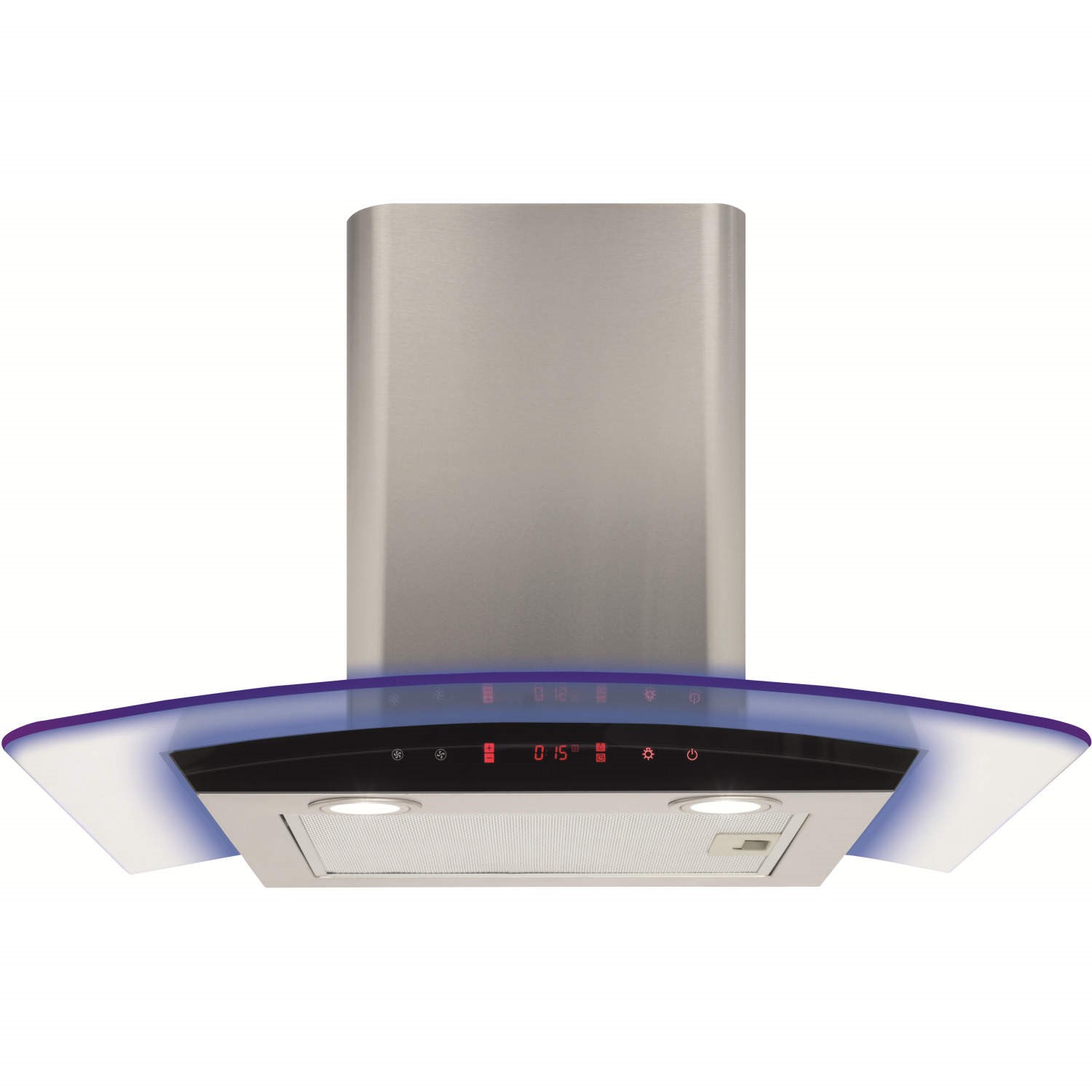 CDA EKP60SS Curved - Chimney Cooker Hoods