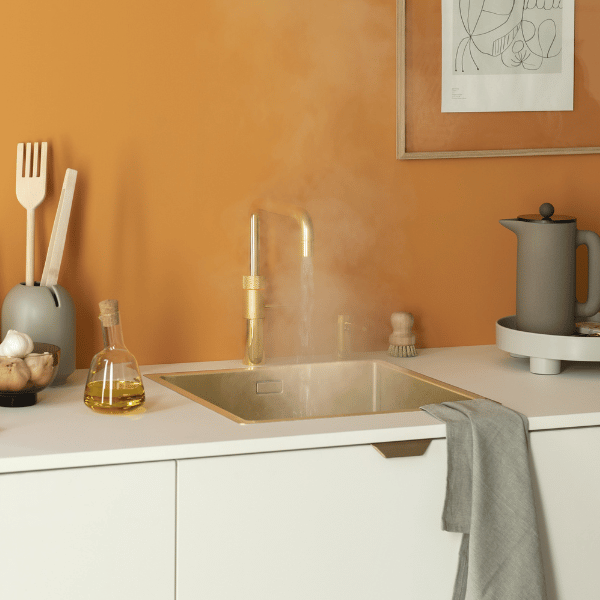 Quooker Fusion Square Tap in Gold FNSGLD