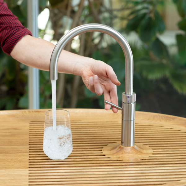 Quooker Fusion Round Tap in Stainless Steel FNRSST